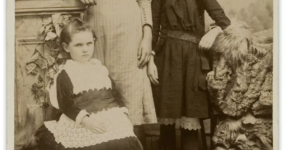 Portrait of three girls - AGSA Collection