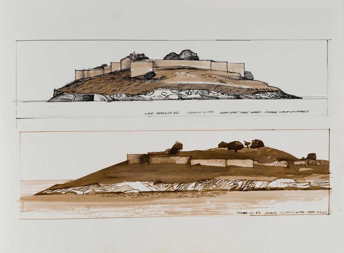 Sketchbook: Greece, Paris 1982 - AGSA Collection