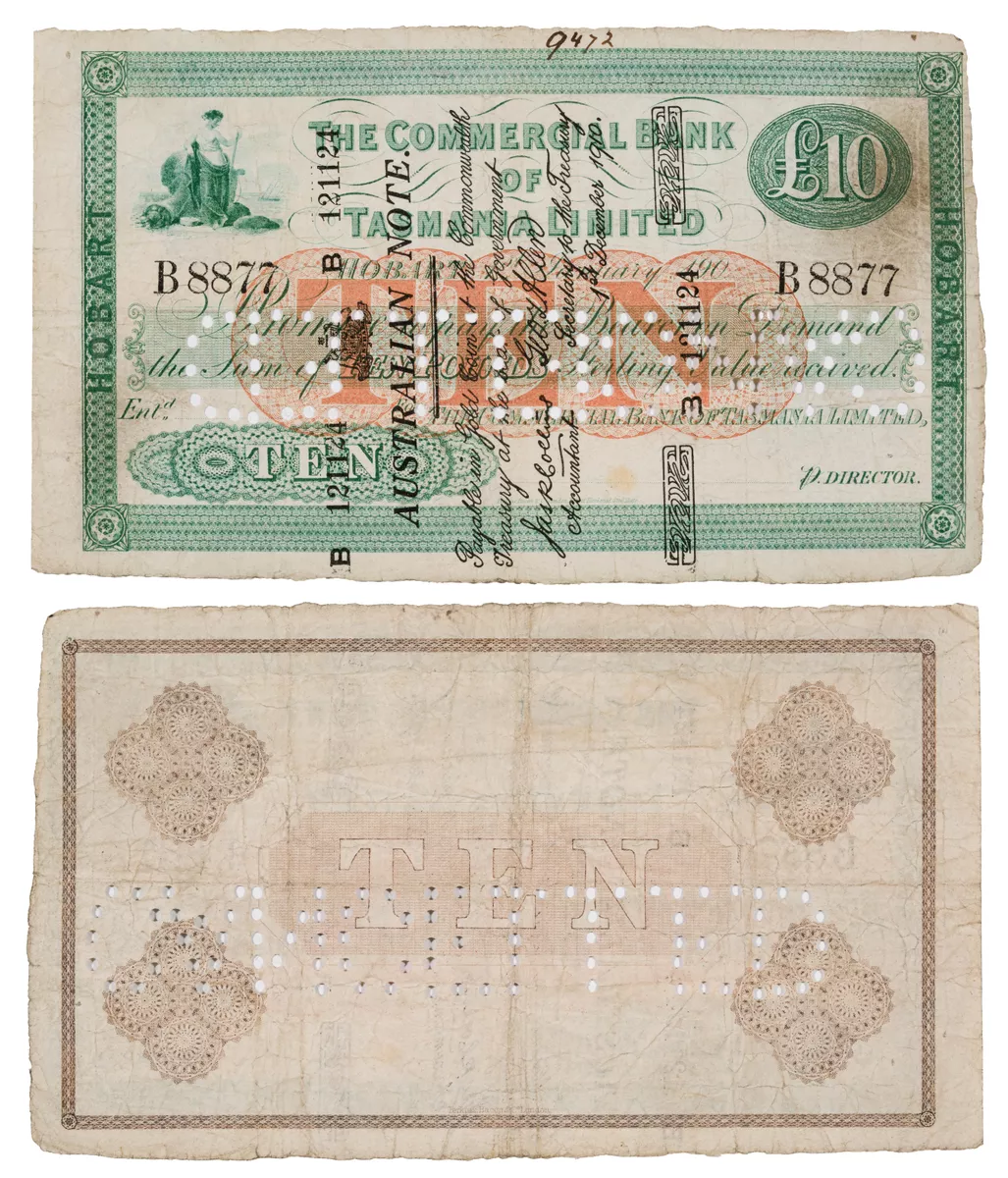 Superscribed Note. Commonwealth of Australia: The Commercial Bank ...