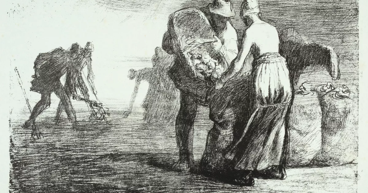 The potato gatherers - AGSA Collection