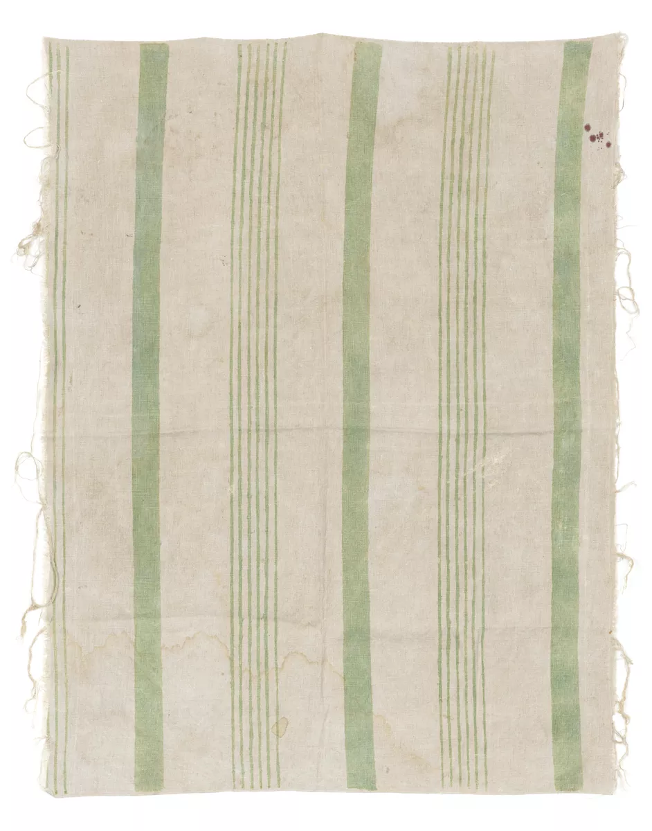 Fabric design: (green stripes) - AGSA Collection