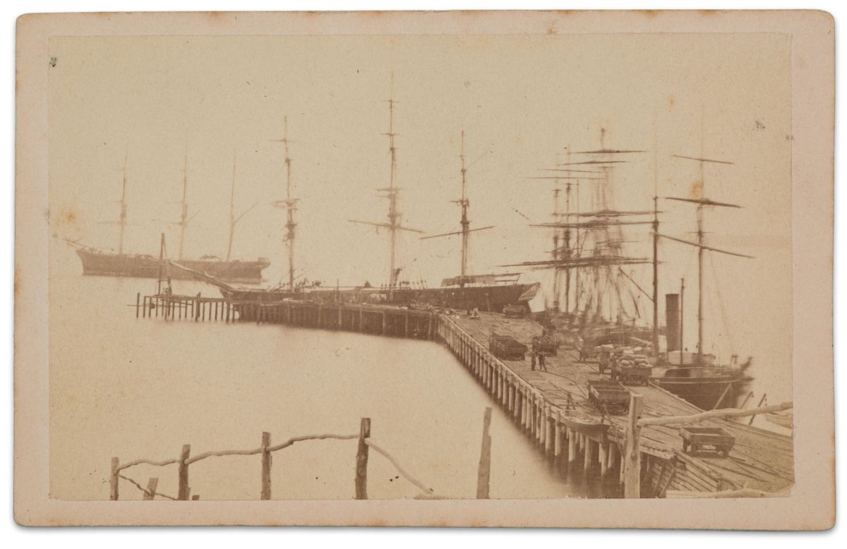 Wallaroo jetty and wharf - AGSA Collection