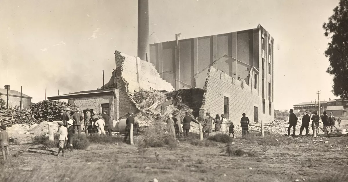 Flour mill fire - AGSA Collection