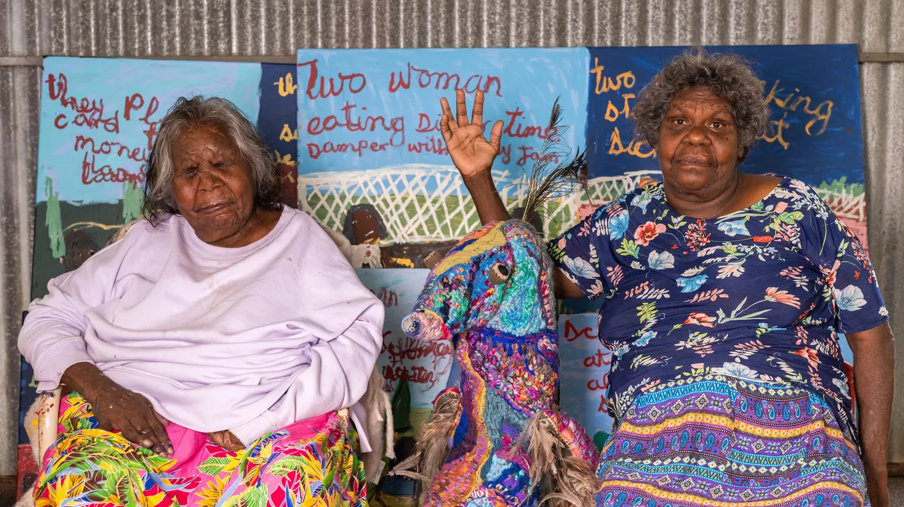 Sally M. Nangala Mulda and Marlene Rubuntja - AGSA