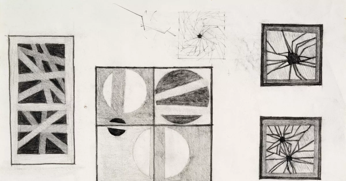 Preparatory drawing for the series 'Sun and grass' - AGSA Collection