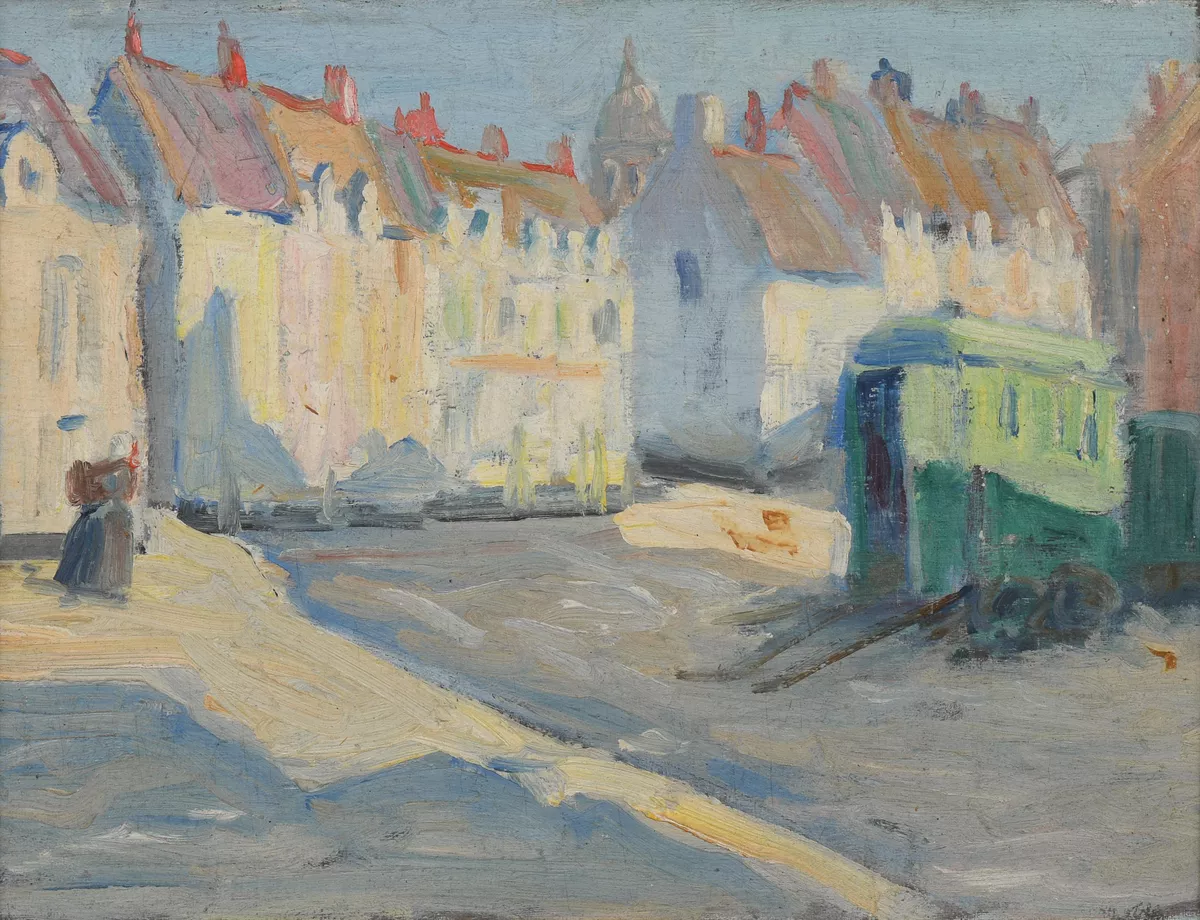 Fishing village, France - AGSA Collection