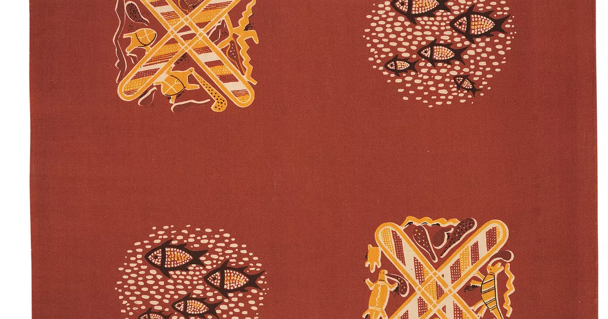 Arnhem land [sample scarf] - AGSA Collection