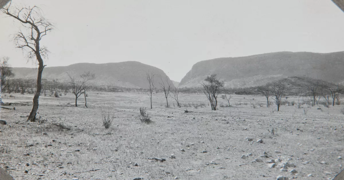 Simpson's Gap from a distance - AGSA Collection