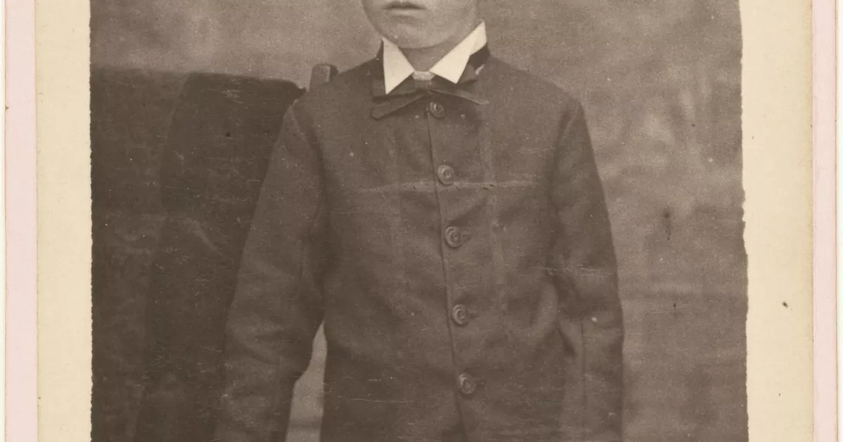 Portrait of young boy named Ben - AGSA Collection