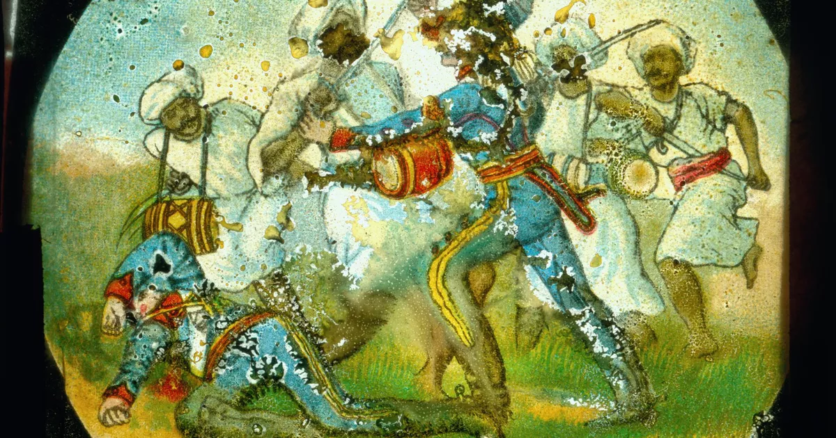 Cartoon battle scene - 5 - AGSA Collection