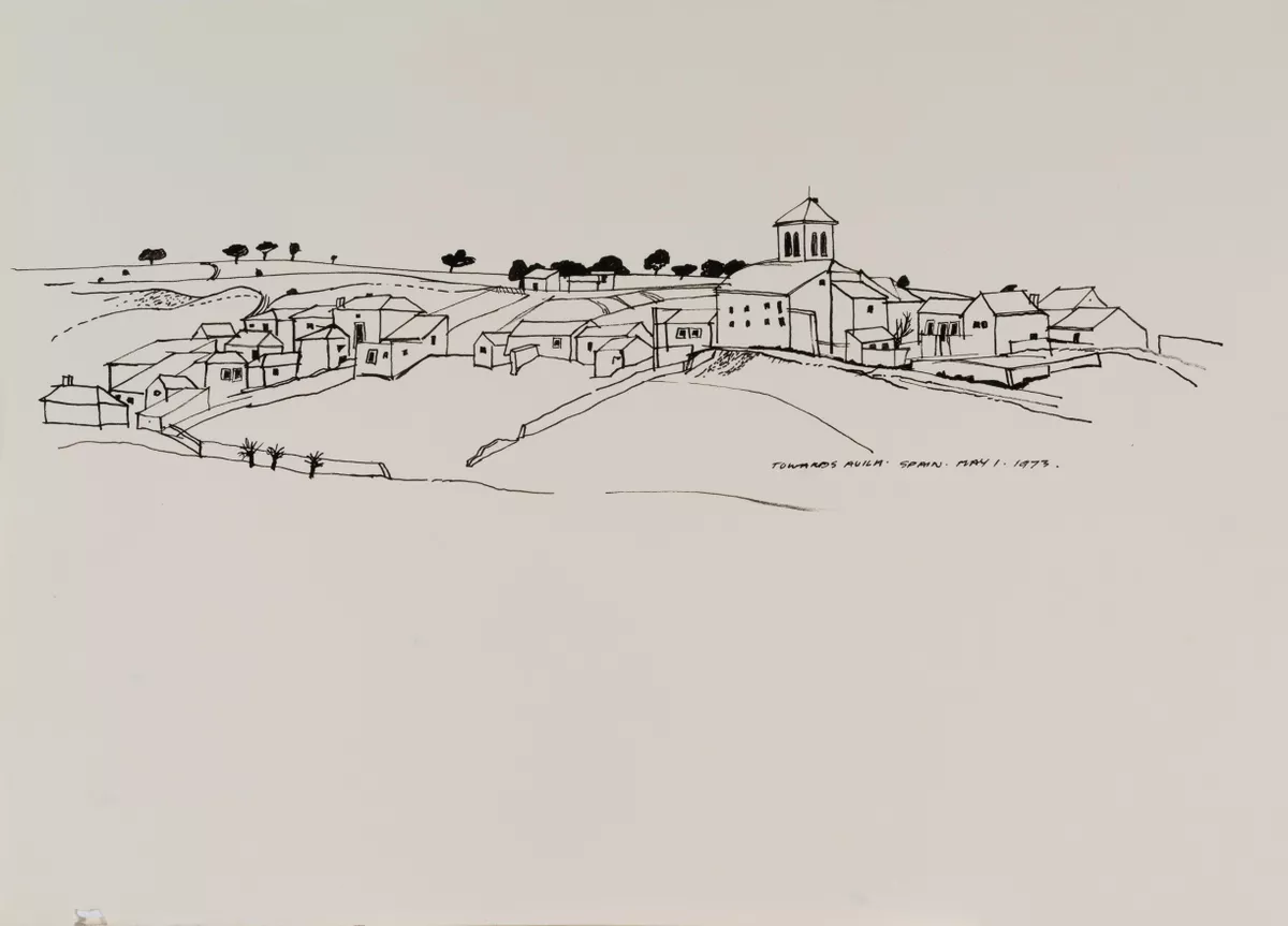 Sketchbook: Europe by Van 1973 - AGSA Collection