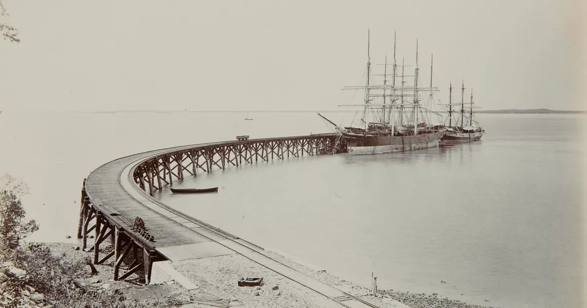Jetty or railway pier - AGSA Collection