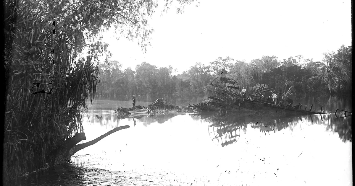 Wreck of 'Young Australia' at Roper River - AGSA Collection