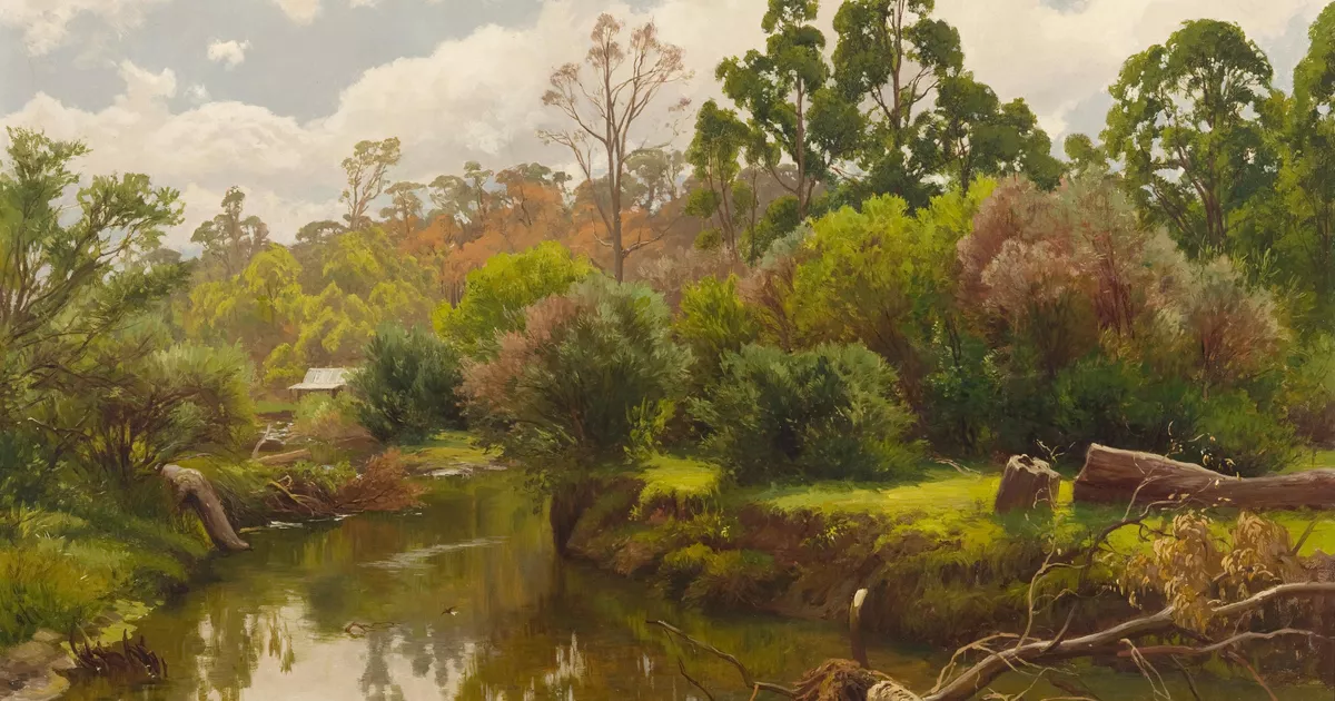 Creek scene, South Australia - AGSA Collection