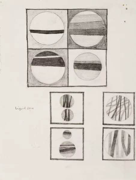 Preparatory drawings for the series ‘Sun and grass’ - AGSA Collection