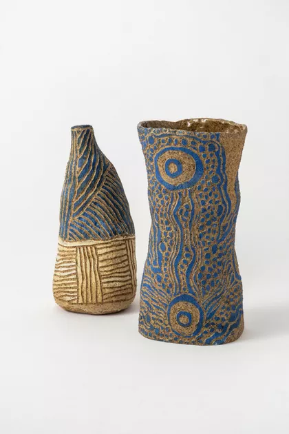 Tarnanthi - Walka Waltja Nganampa: These are our own designs - AGSA