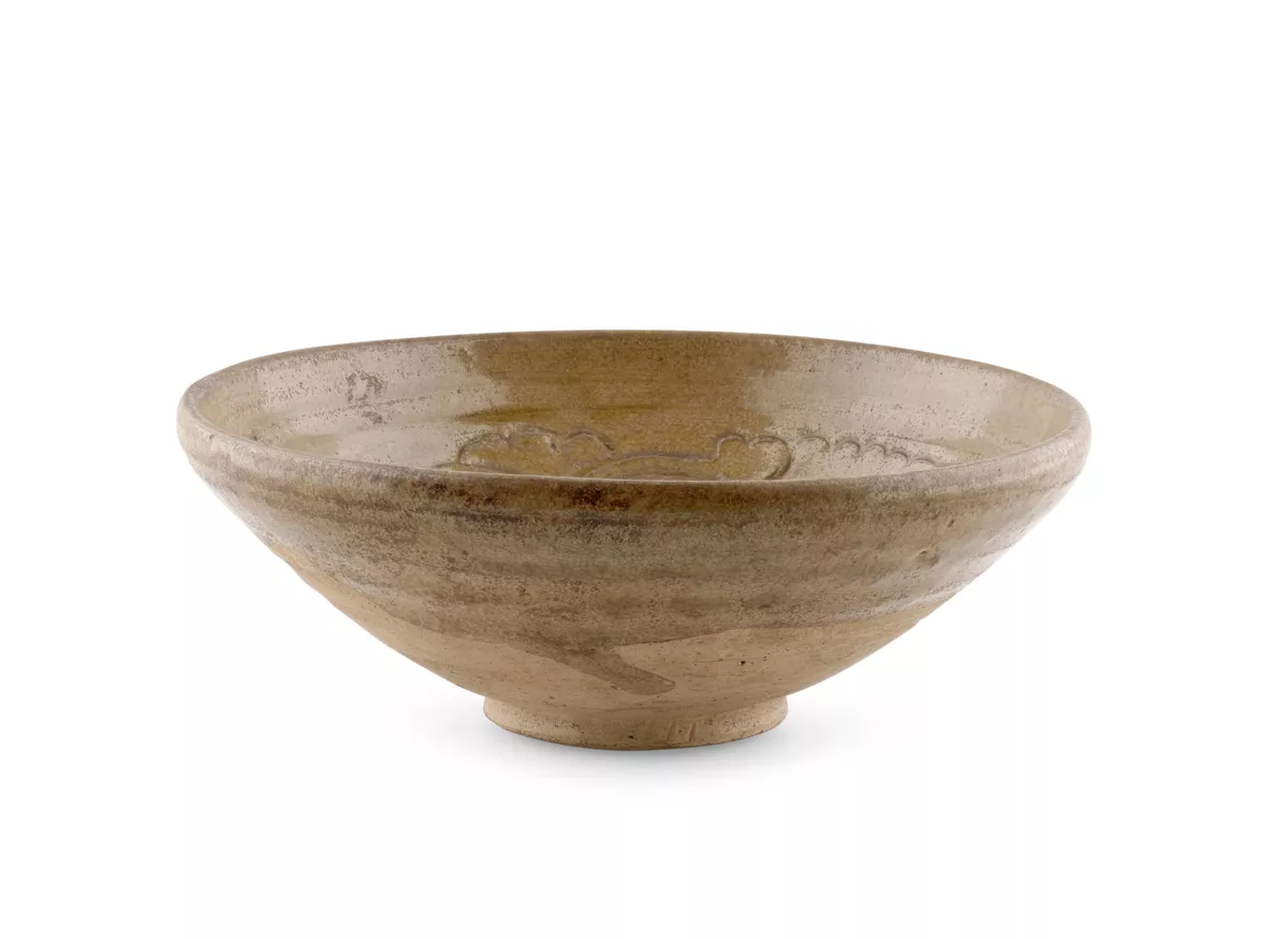 Bowl, with lotus motif - AGSA Collection