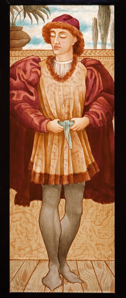 Standing male figure panel - AGSA Collection