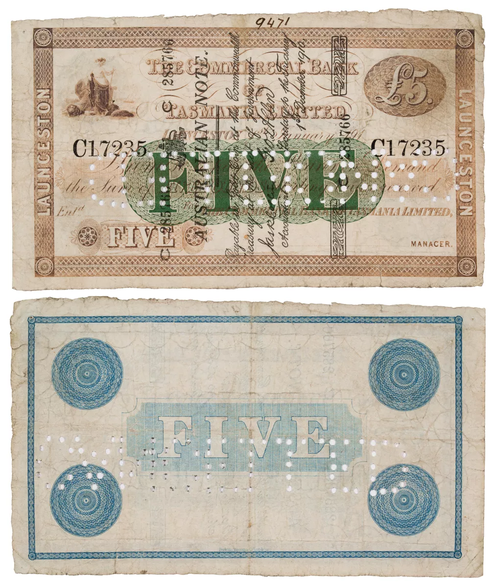 Superscribed Note. Commonwealth of Australia: The Commercial Bank ...
