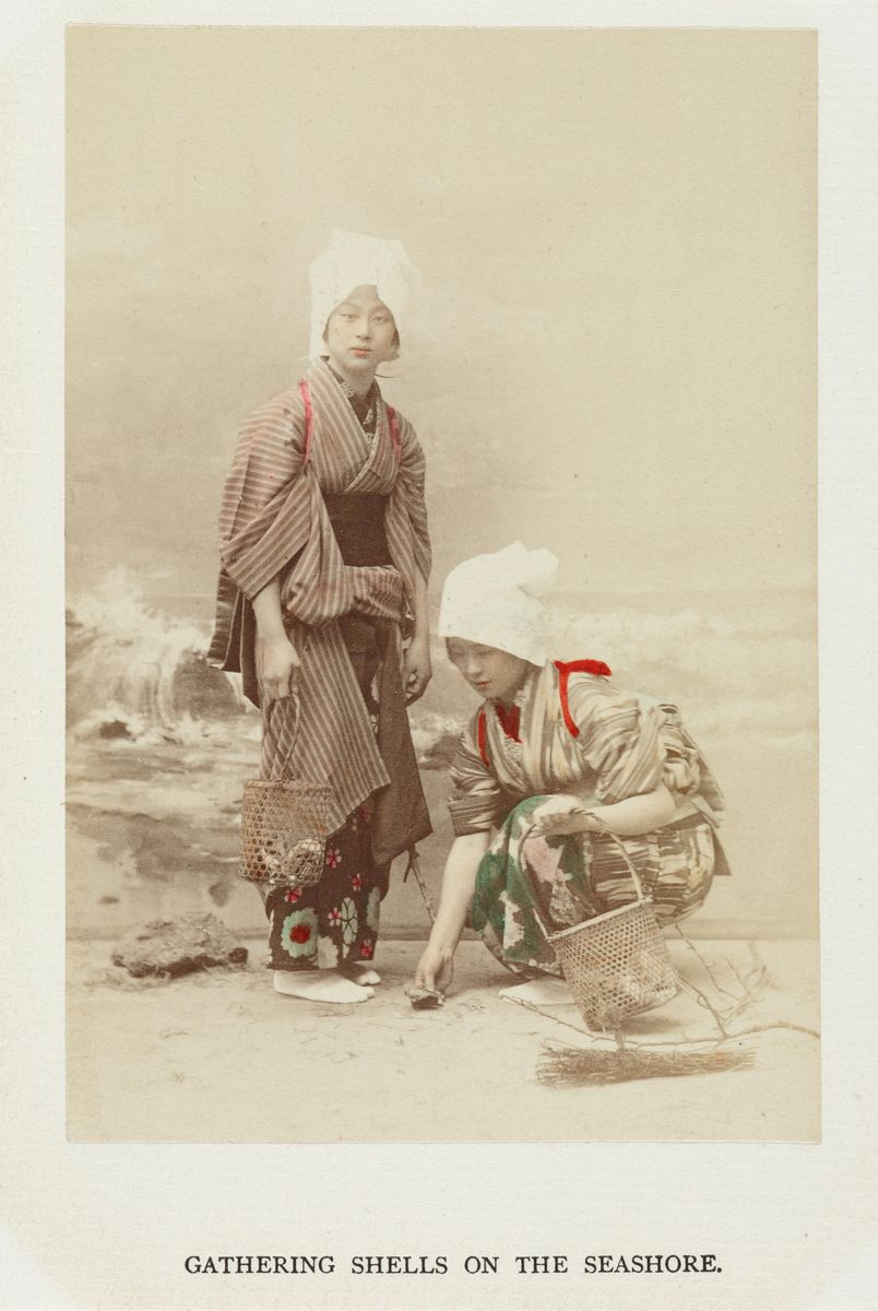 Gathering shells on the seashore - AGSA Collection