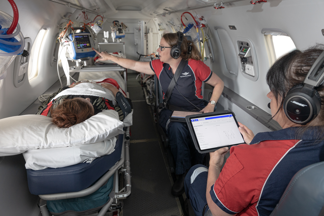 Emergency aeromedical retrieval in outback Australia | Royal Flying ...
