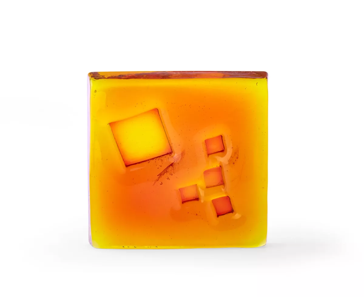 Architectural slab ‘No. 5’ in tangerine - AGSA Collection