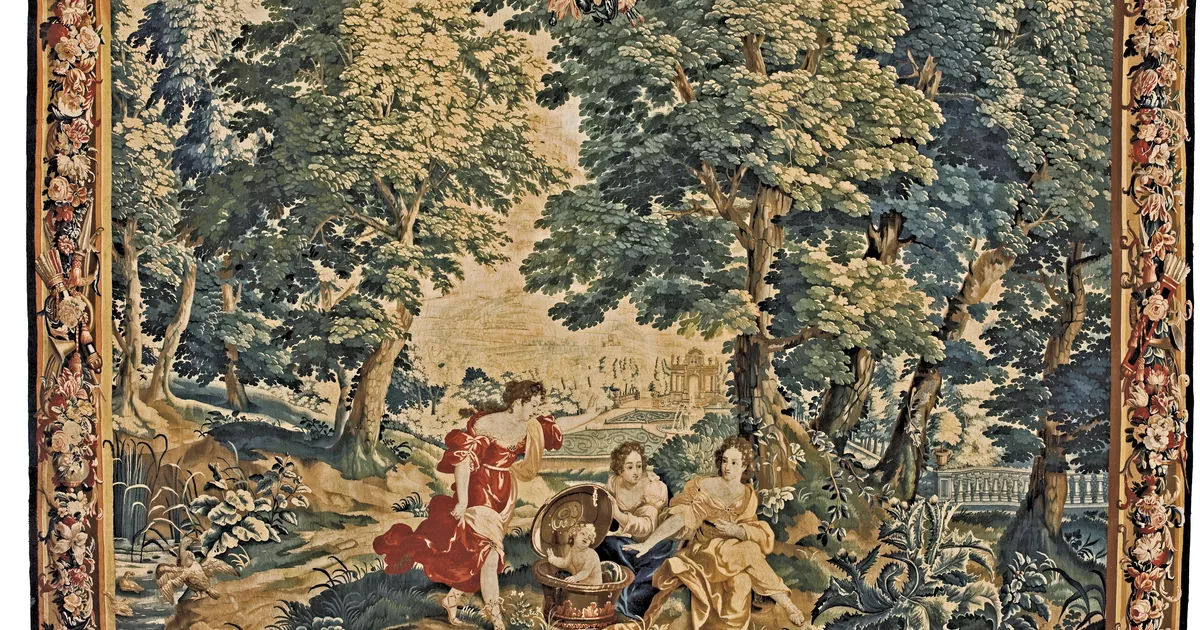 The finding of Erichthonius by the Daughters of Cecrops - AGSA Collection