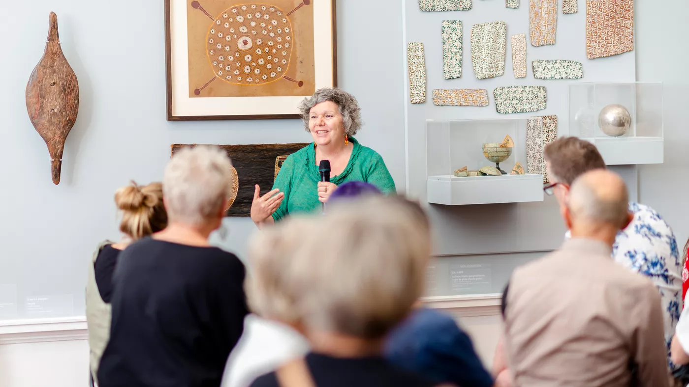 Tarnanthi - Too Deadly Floor Talk with Nici Cumpston - AGSA