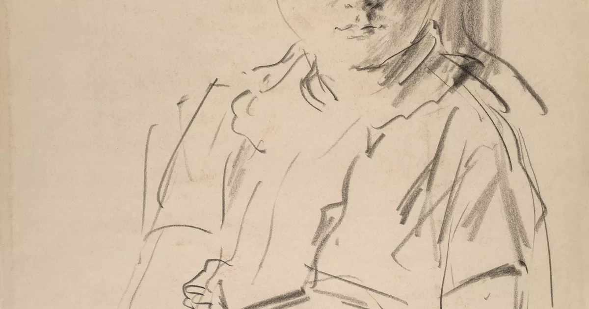 Portrait study of Mark Aldridge - AGSA Collection