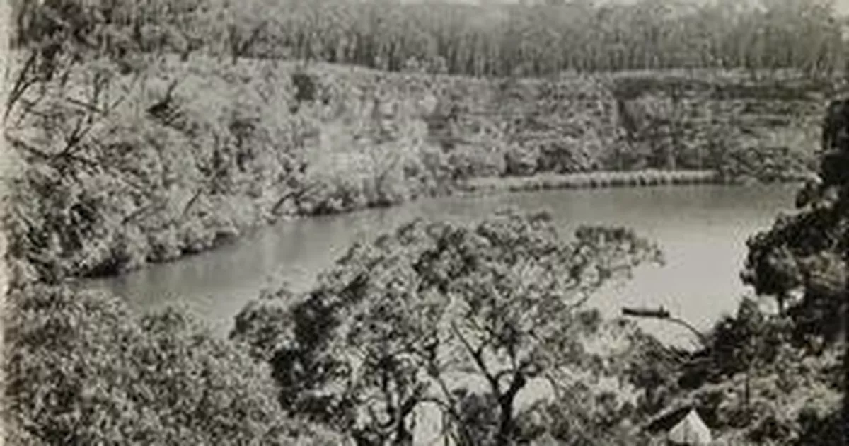The Glenelg River showing one of our camps - AGSA Collection