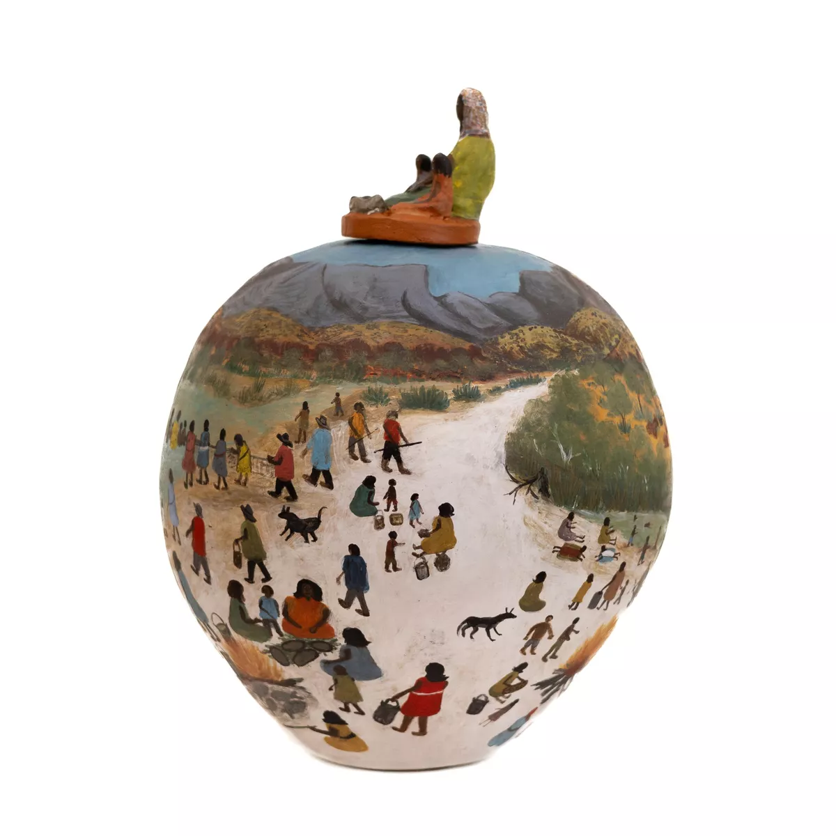 Mission Days: Fishing near Mount Hermannsburg - AGSA Collection
