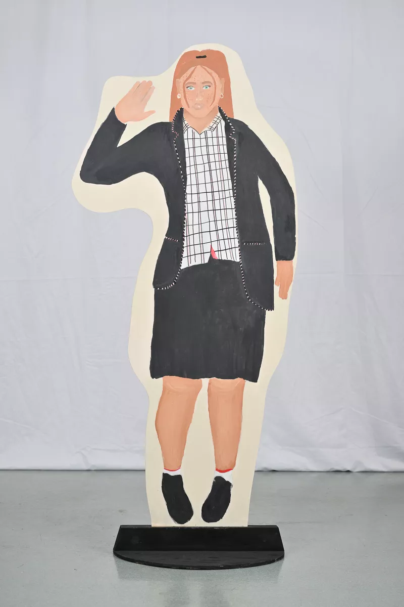 Year 9 Life-size portraits - Tatachilla Lutheran College - AGSA