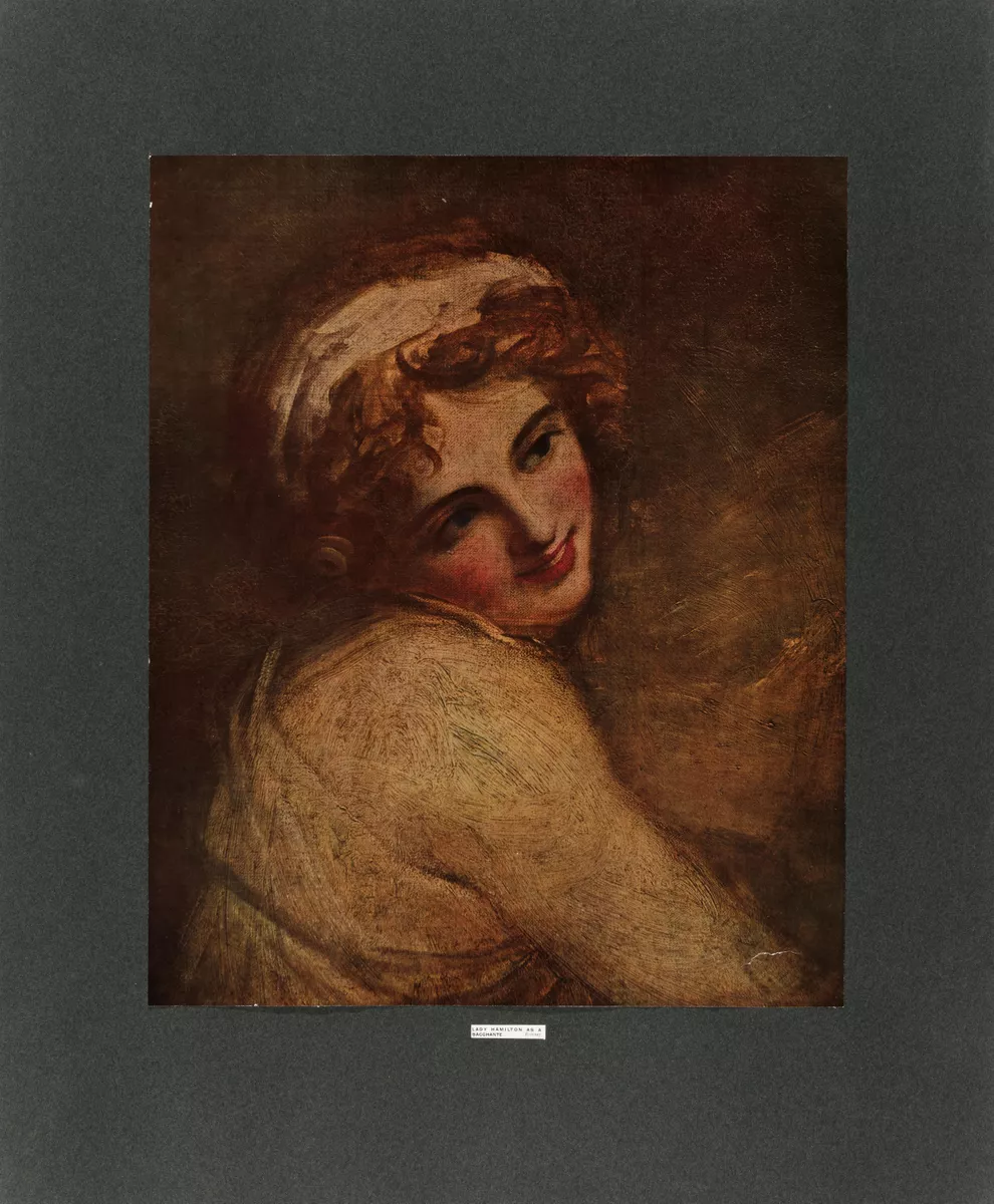 Lady Hamilton as a bacchante (after Romney) - AGSA Collection