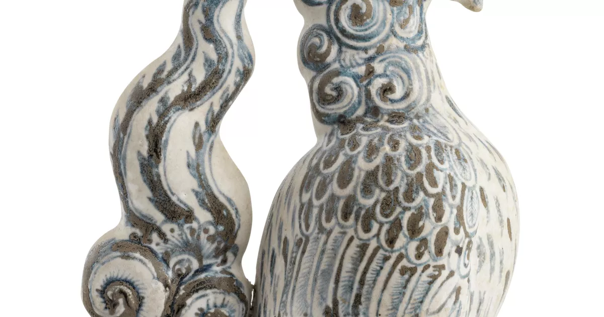 Ewer, in the shape of a phoenix - AGSA Collection