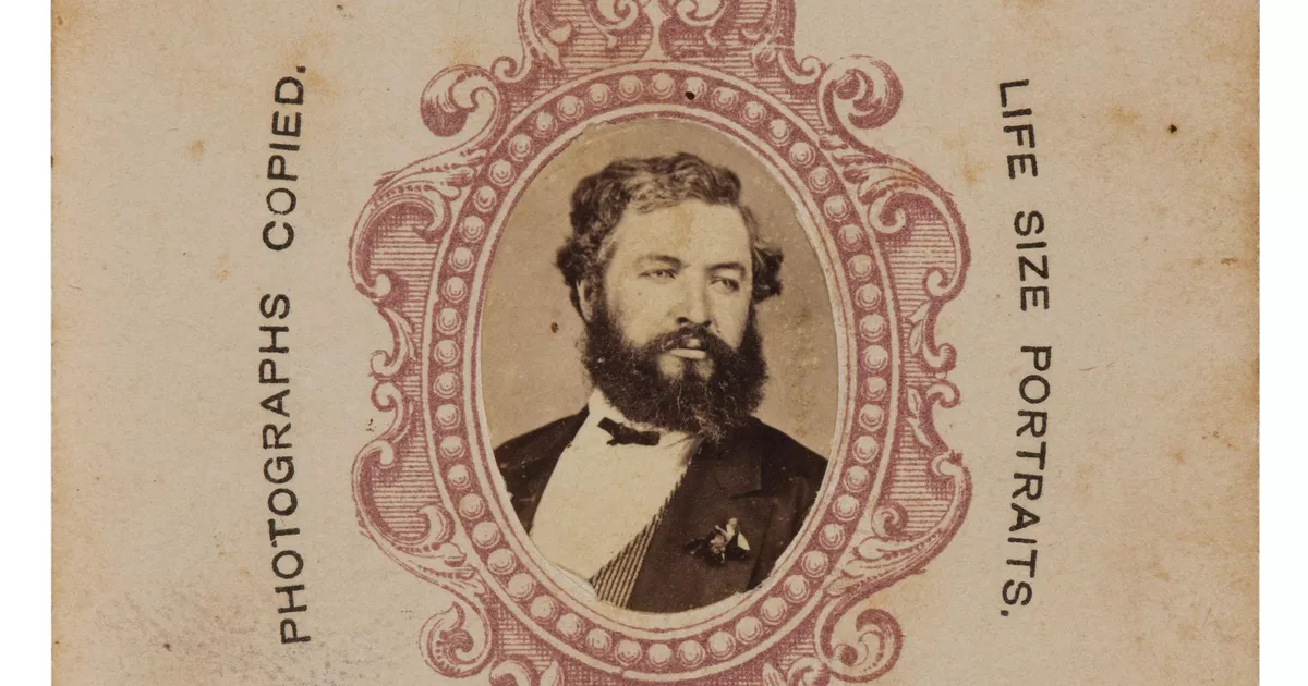 Bernard Goode's advertising carte with 'gem' self-portrait - AGSA ...