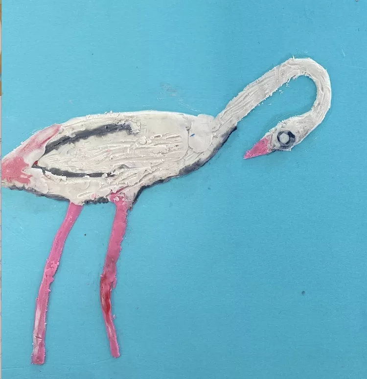 Year 3 Plasticine Bird Portraits - Immanuel Primary School - AGSA
