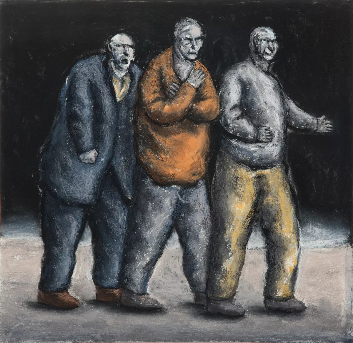 Drawing (three figures) - AGSA Collection