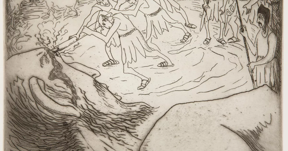 Blinding of the cyclops - AGSA Collection