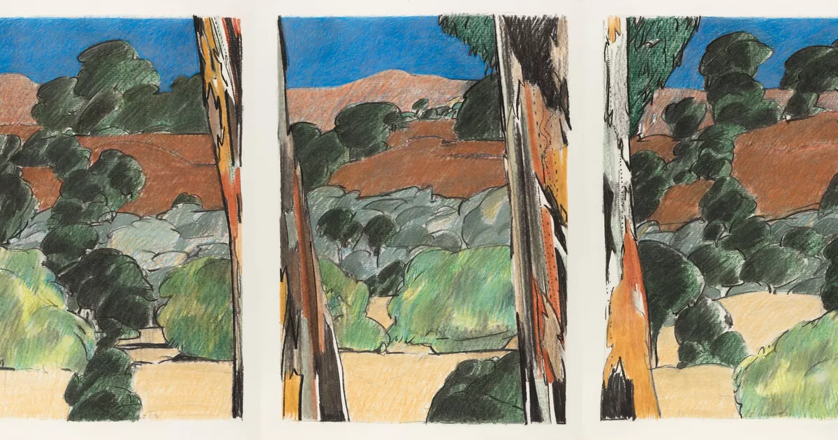 Triptych landscape - AGSA Collection