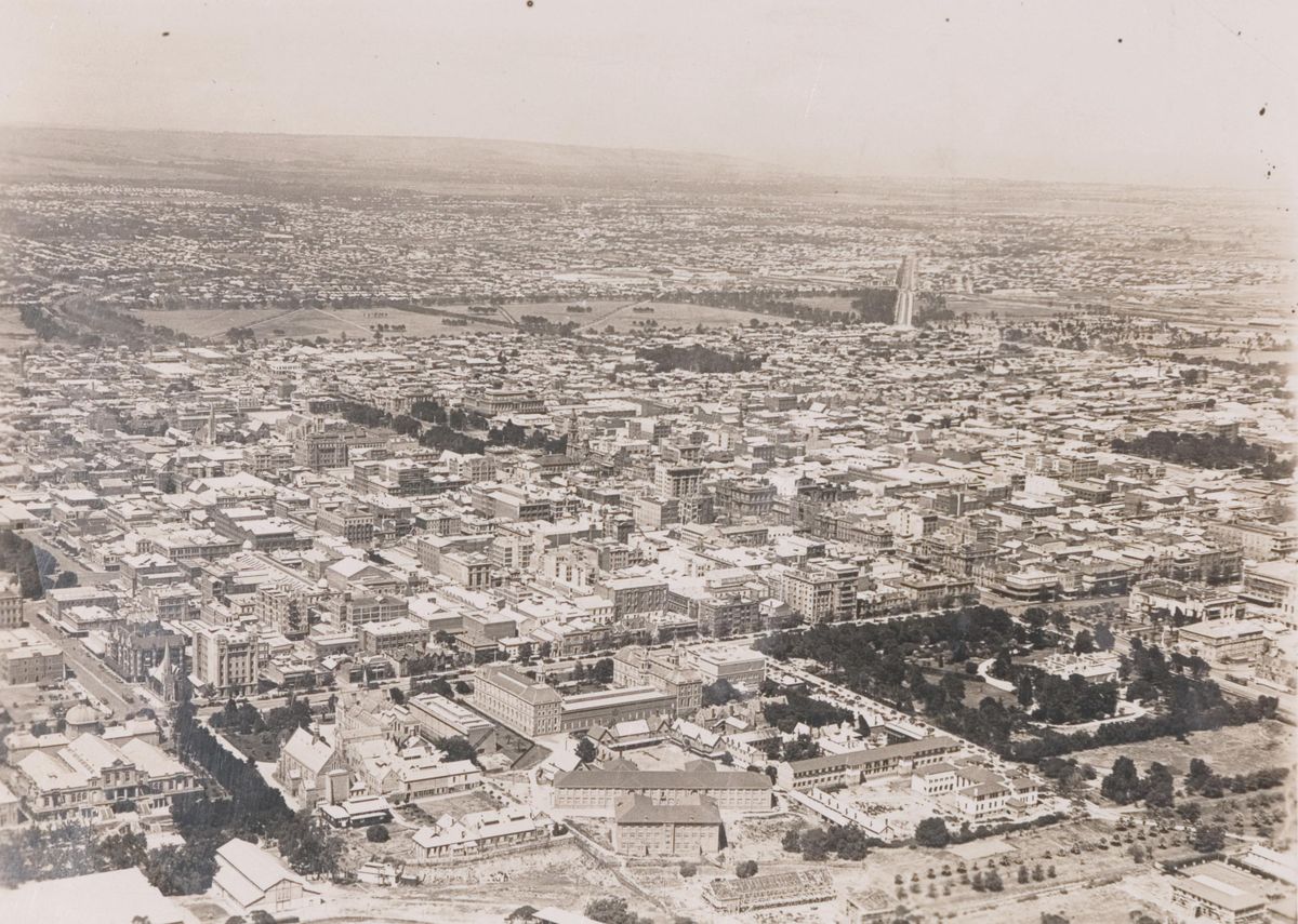 Aerial view of Adelaide - AGSA Collection