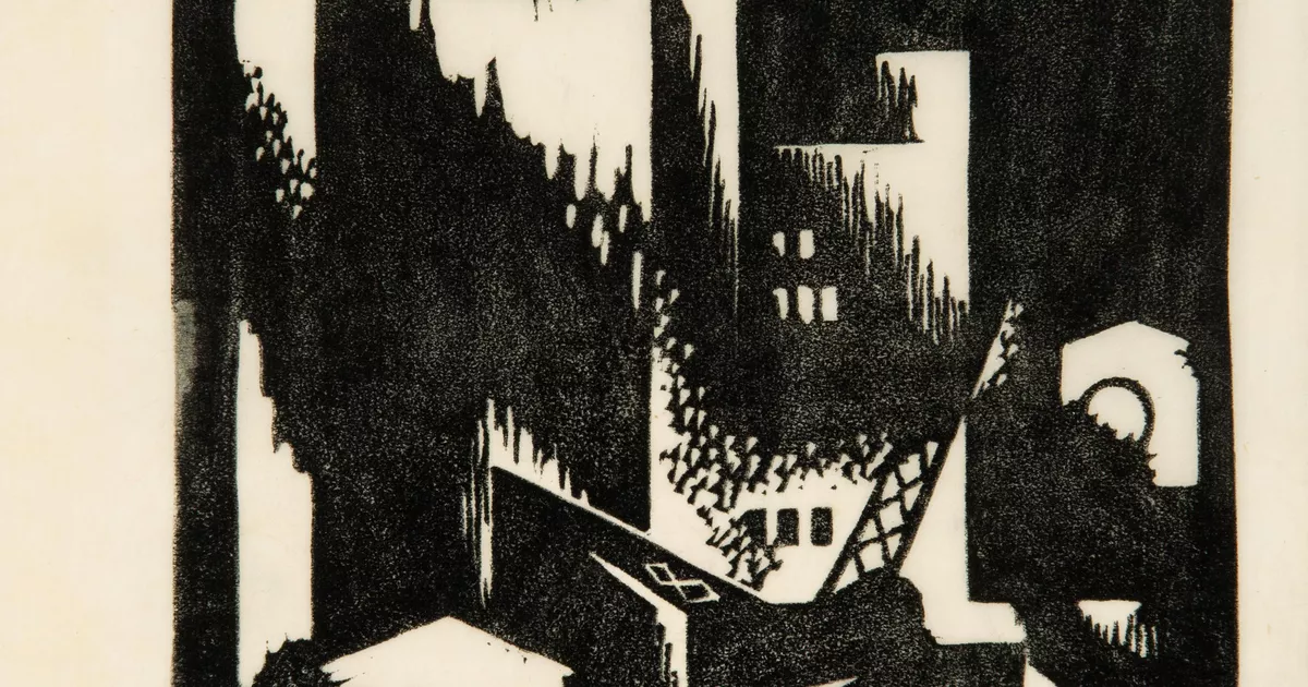 Nocturne, Wynyard Square - AGSA Collection