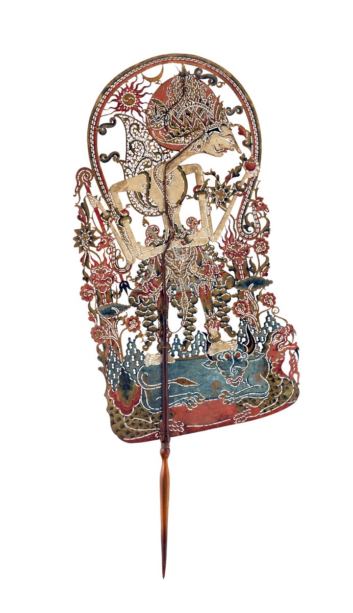 Shadow puppet, Batara Guru - AGSA Collection