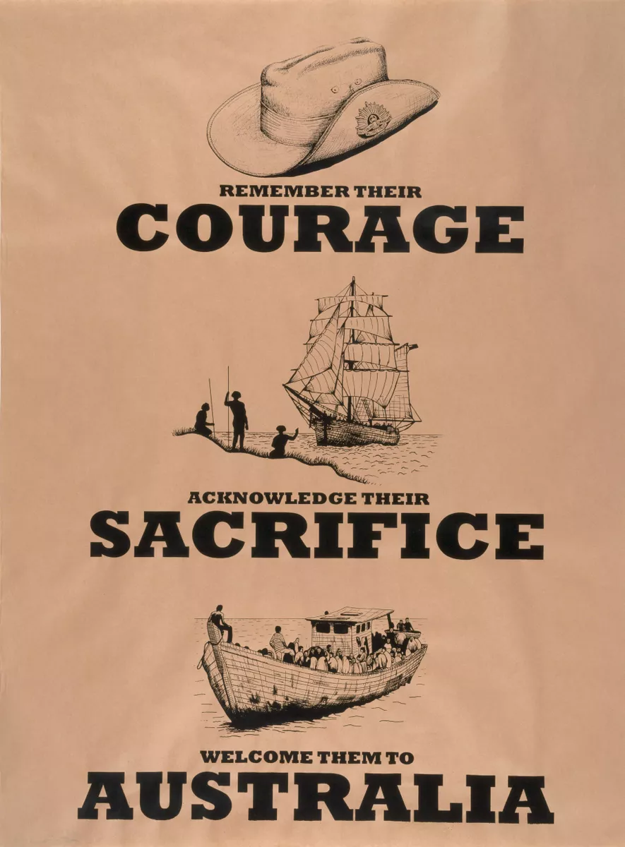 Courage, sacrifice, Australia - AGSA Collection