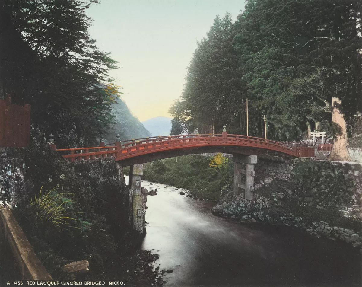 Red Lacquer [sacred bridge] Nikko - AGSA Collection