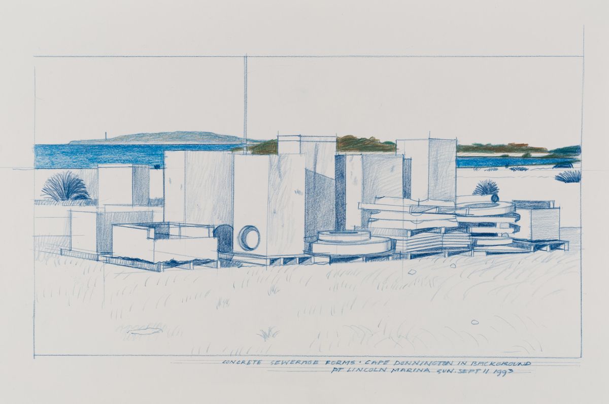 Sketchbook: Port Adelaide, Murndal, Victoria, Port Lincoln, Port Elliot ...