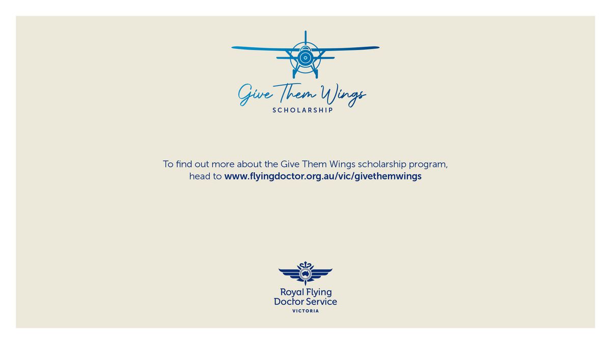 Give Them Wings scholarship program | Royal Flying Doctor Service