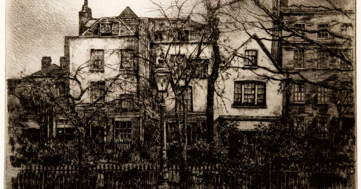 Cheyne Row, Chelsea - AGSA Collection