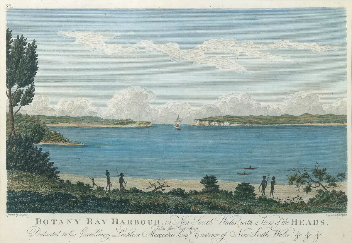 Botany Bay Harbour, in New South Wales: with a view of the Heads - AGSA ...