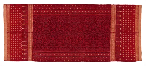 Shoulder cloth (kain limar songket), with pattern inspired by imported ...