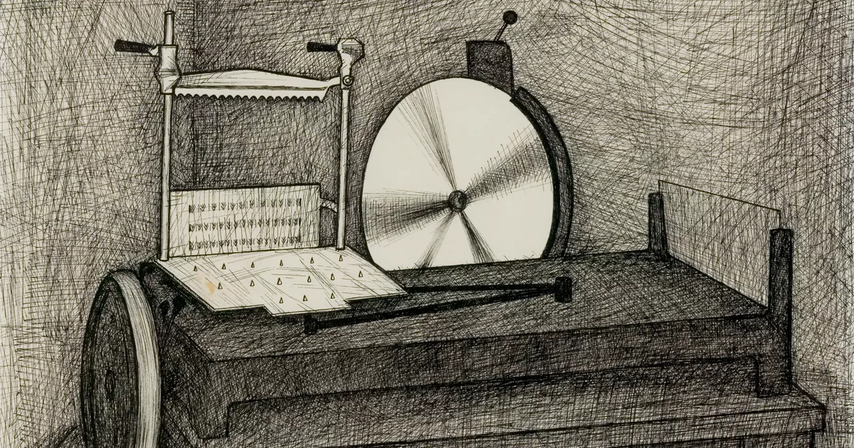 Study for 'The bacon cutter shop no.2' - AGSA Collection